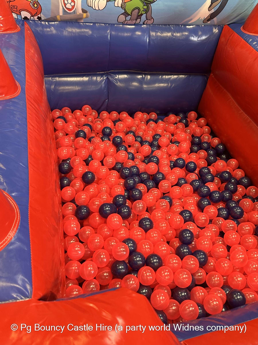 Paw Patrol 6 ft x 7 ft Ball Pit & Soft Play 1000 balls, 2 x mats ...