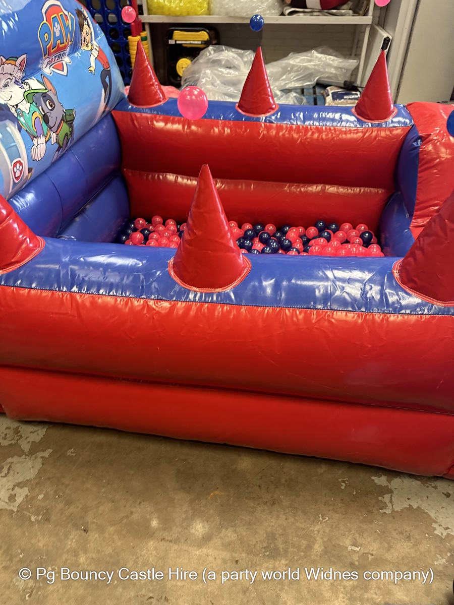 Paw Patrol 6 ft x 7 ft Ball Pit & Soft Play 1000 balls, 2 x mats ...